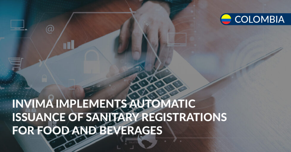 Automatic issuance of sanitary registrations - OlarteMoure ...